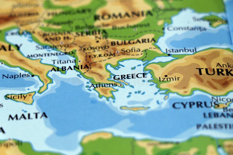 Mediterranean Sea On World Map