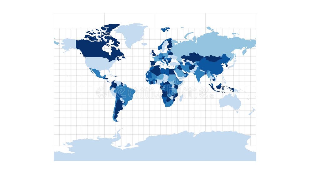 Miller Projection Map Stock Illustrations – 589 Miller Projection Map ...