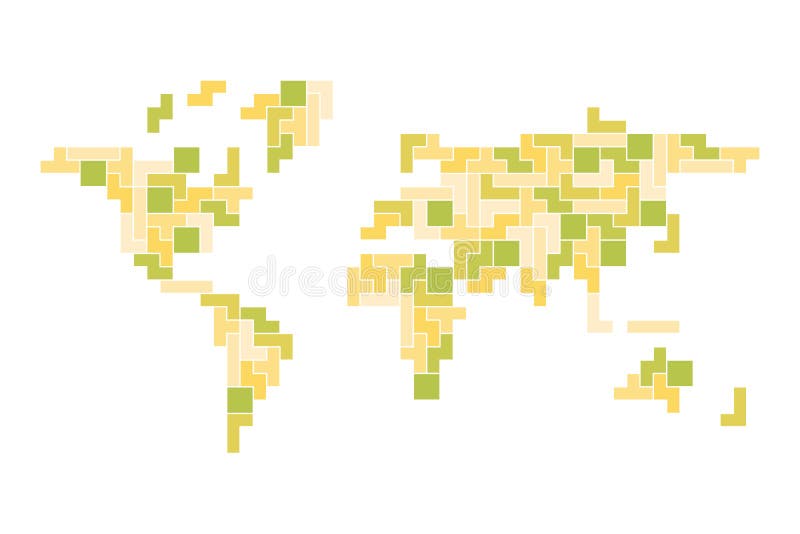 World Map Blocks Stock Illustrations – 317 World Map Blocks Stock Illustrations, Vectors ...