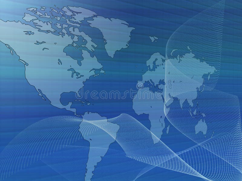 World map stock vector. Illustration of digital, artistic - 4808964