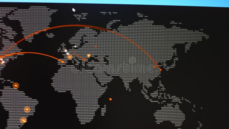 World Map of Number of Gadgets and Computers Infected with Virus ...