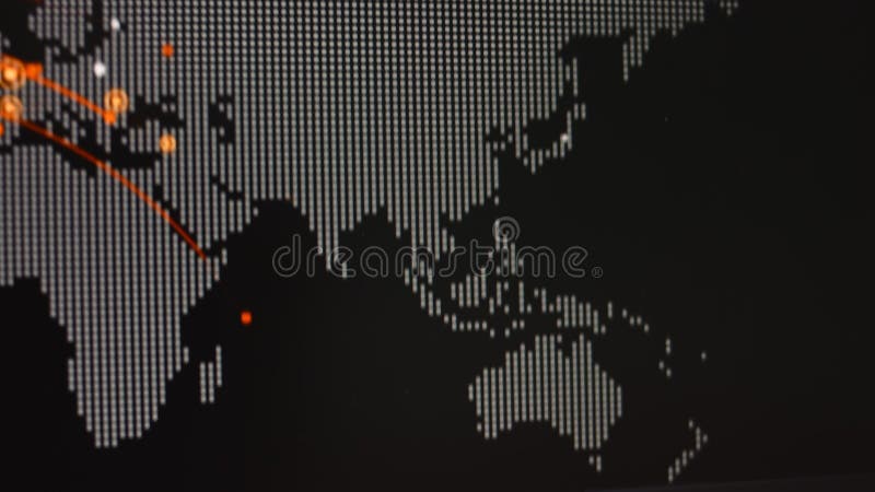 World Map of Number of Gadgets and Computers Infected with Virus ...