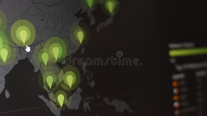 World Map of Number of Gadgets and Computers Infected with Virus ...