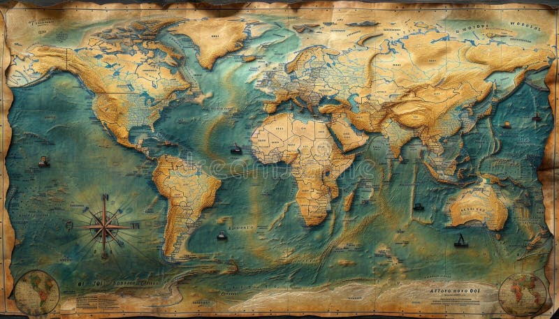 World Map with Oil Fields stock photo. Image of geology - 314951610