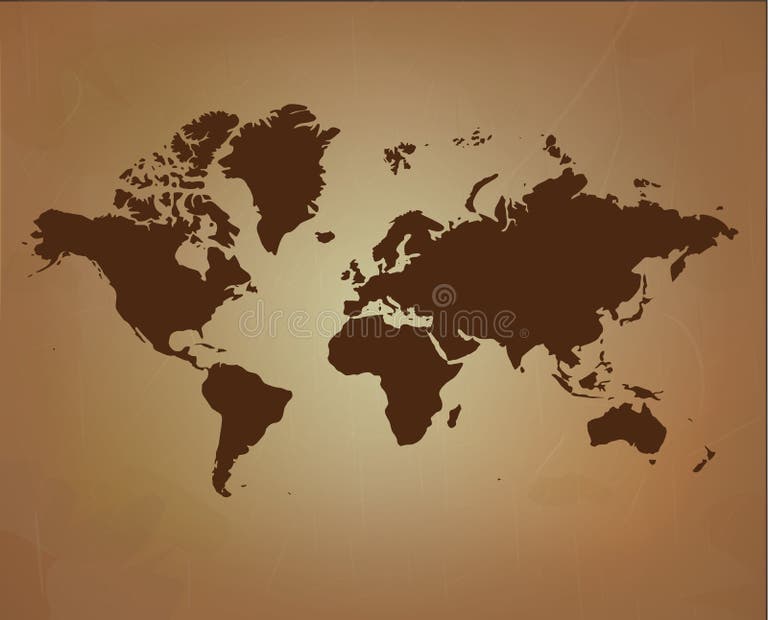 Tan World Map Vector Stock Illustrations – 278 Tan World Map Vector ...