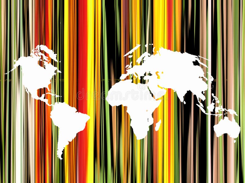 World Map Outline Background - Free Photo from StockFreeImages