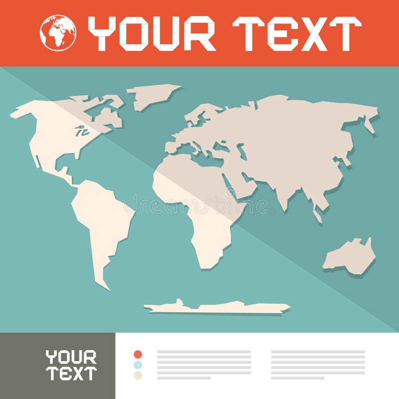 World Map Paper Cut Vector stock vector. Illustration of infographics ...