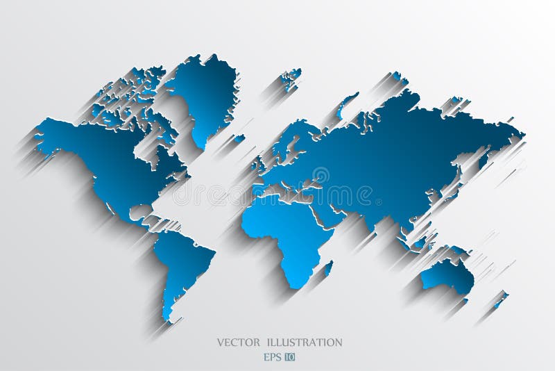 World map paper. stock vector. Illustration of background - 90304474