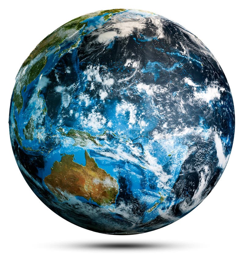 World map planet Earth stock illustration. Illustration of shadow ...