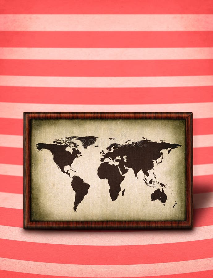 World map plaque stock image. Image of background, intercontinental ...