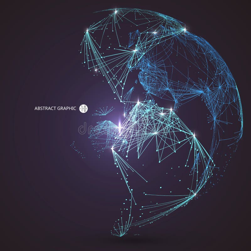 Global Network Connection,international Meaning. Stock Illustration ...