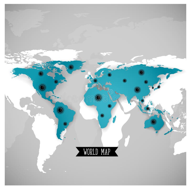 Communications Network Map of the World, Data Process Activity ...