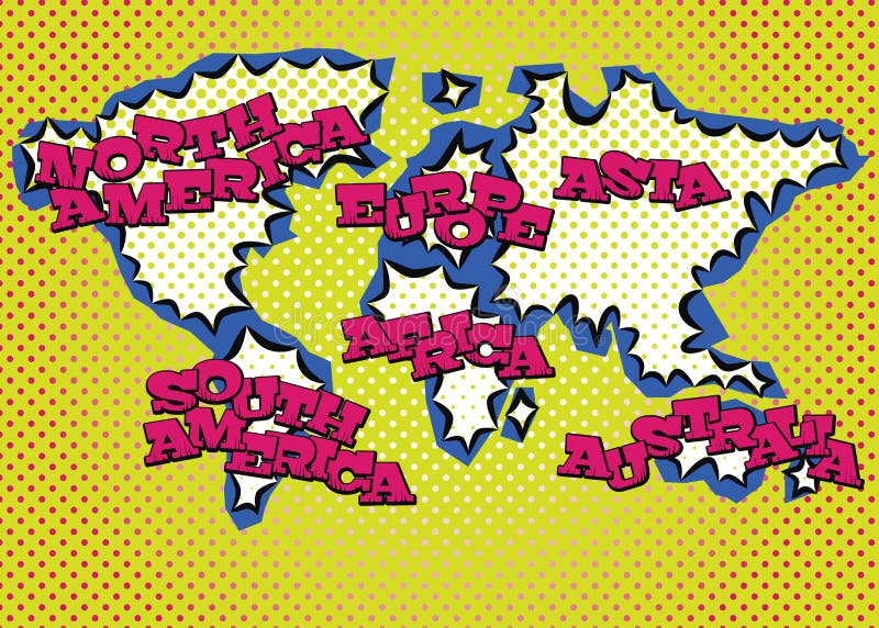 Pop Art Map Stock Illustrations – 7,493 Pop Art Map Stock Illustrations ...