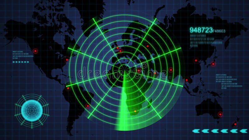 Air Traffic Radar Map Screensaver