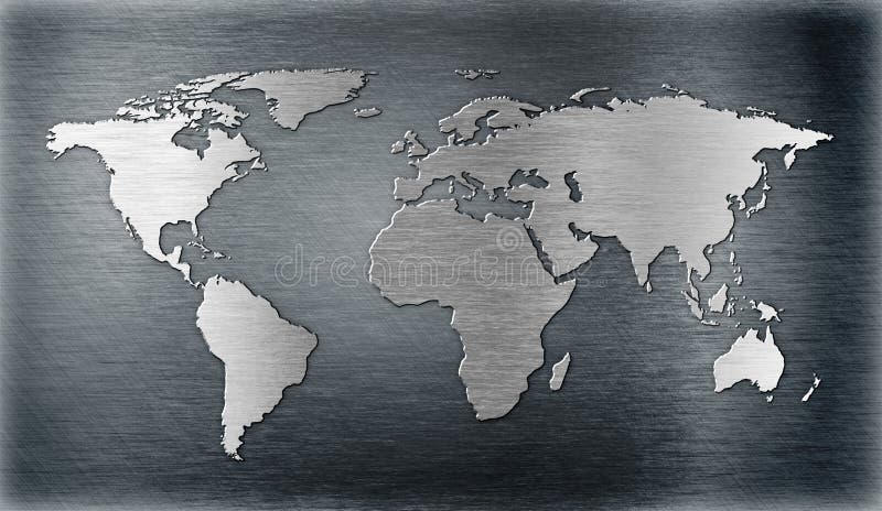 1+ Aluminium world map Free Stock Photos - StockFreeImages