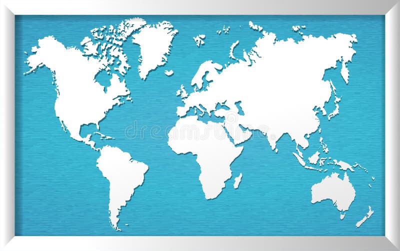 World map RGB stock vector. Illustration of continent - 153244160