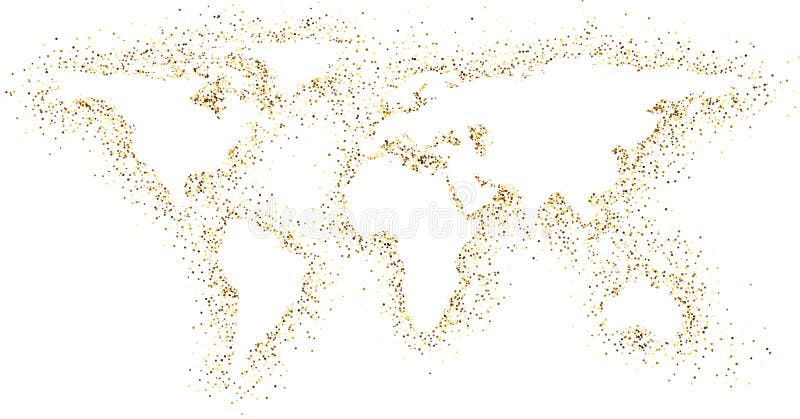 World map from sand. stock vector. Illustration of australia - 90525836