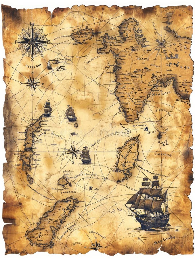 World map with ships stock image. Image of freight, transportation ...