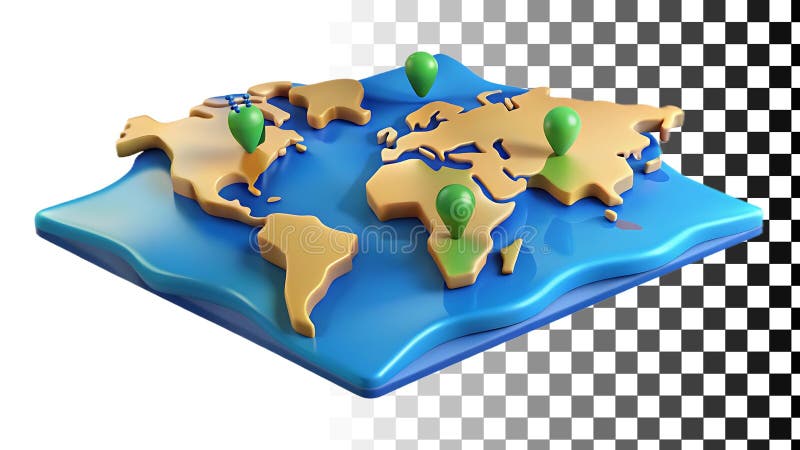 World Map on Stand, Globe Map, Geography Display, Map Stand, World View ...