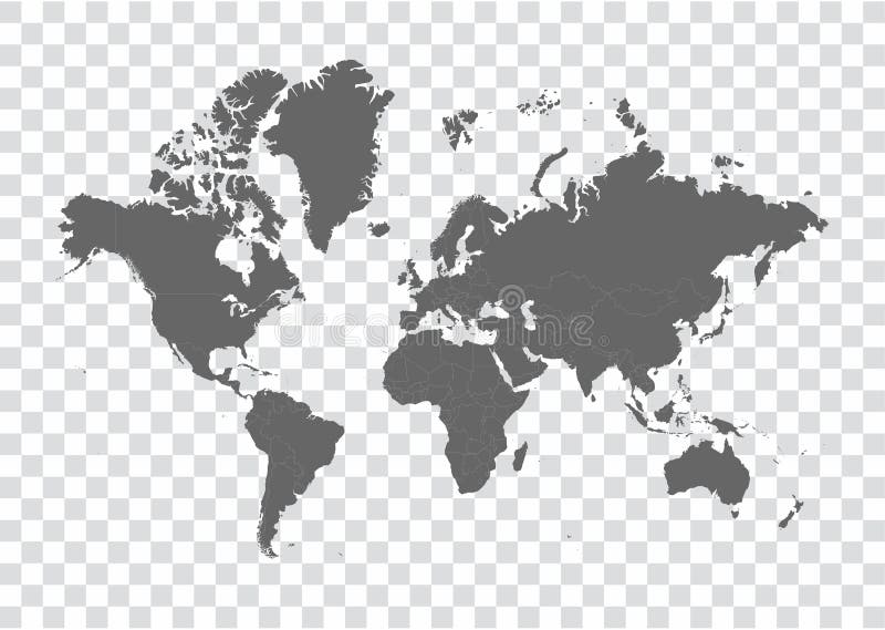 World Map - Stock Vector Illustration Stock Illustration - Illustration ...