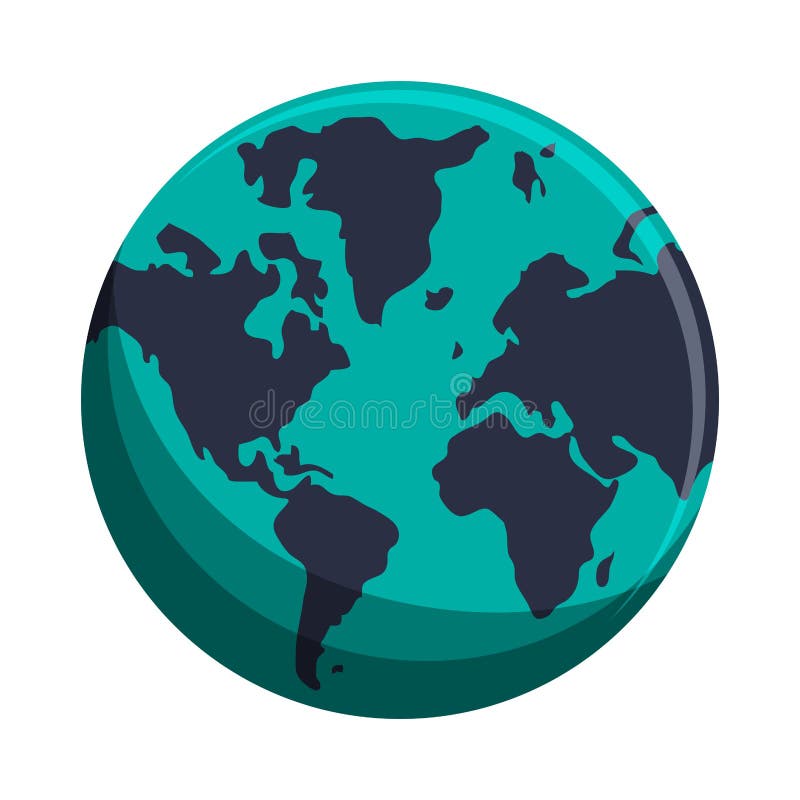 World map symbol isolated stock vector. Illustration of global - 138076464