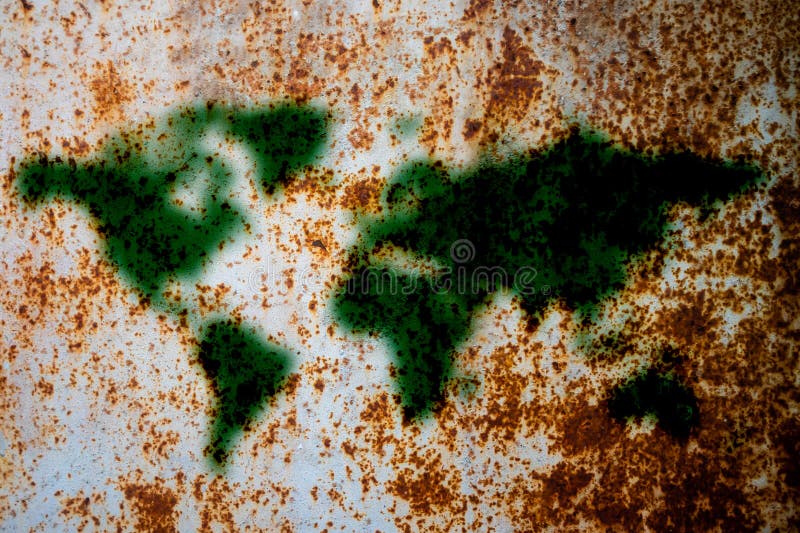World Map Texture As Background Stock Illustration - Illustration of ...