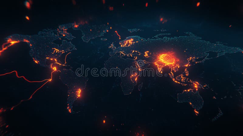 Global Economic Activity Points Stock Illustrations – 61 Global ...