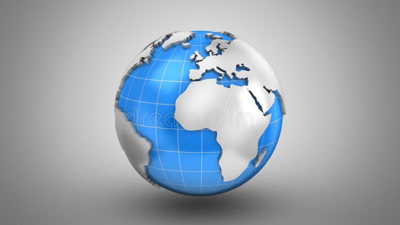 World Map Turns into a Globe Stock Video - Video of globe, business ...