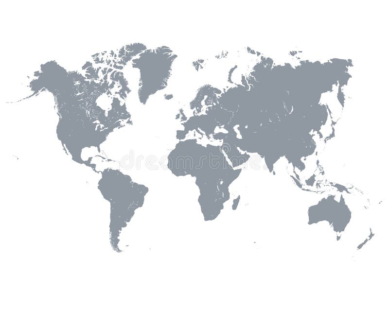 Detailed Flat World Map Stock Illustrations – 14,899 Detailed Flat ...