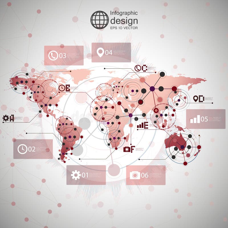 Vector World Map Connection Stock Vector - Illustration of global ... Vector World Map Connection Stock Vector - Illustration of global ...