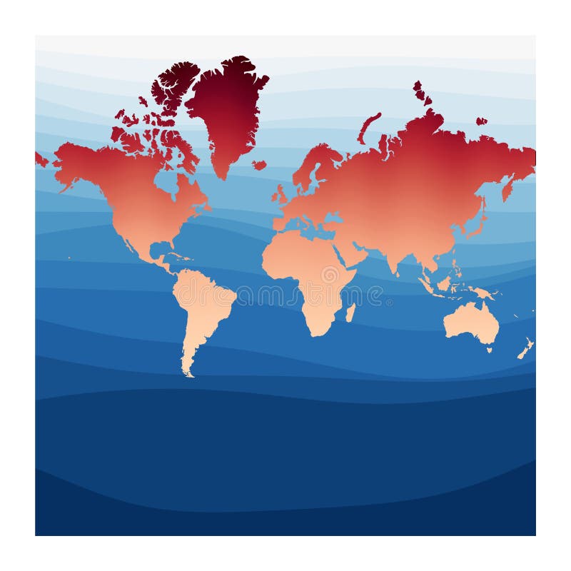 World Map Mercator Vector Stock Illustrations – 671 World Map Mercator ...