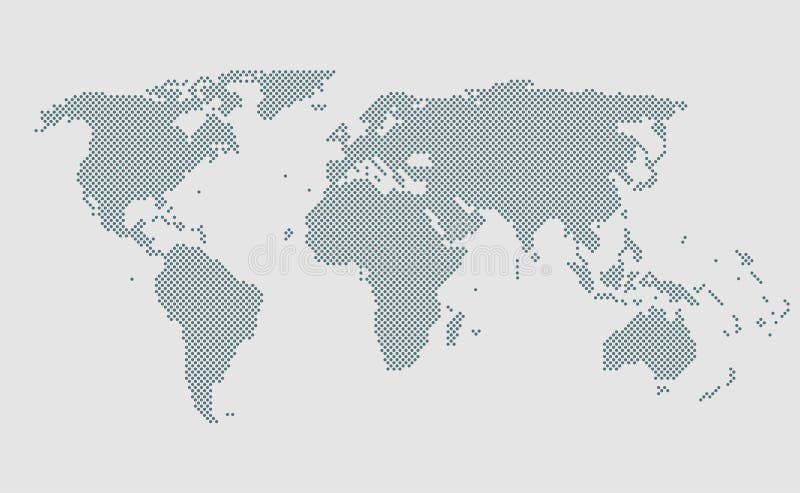 World Map Vector Template, Worldwide Info Graphic Stock Vector ...