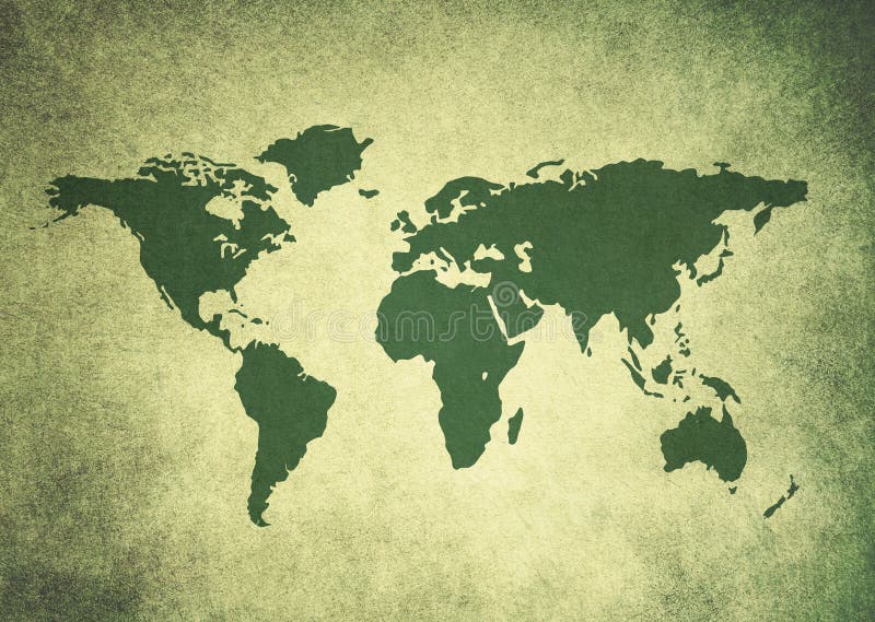 World map vintage stock illustration. Illustration of south - 38367678