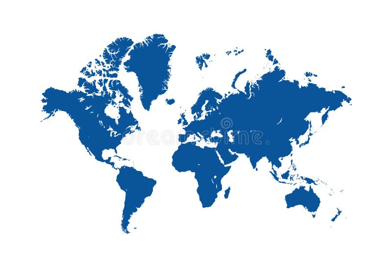 World map stock illustration. Illustration of blue, organization - 74224149