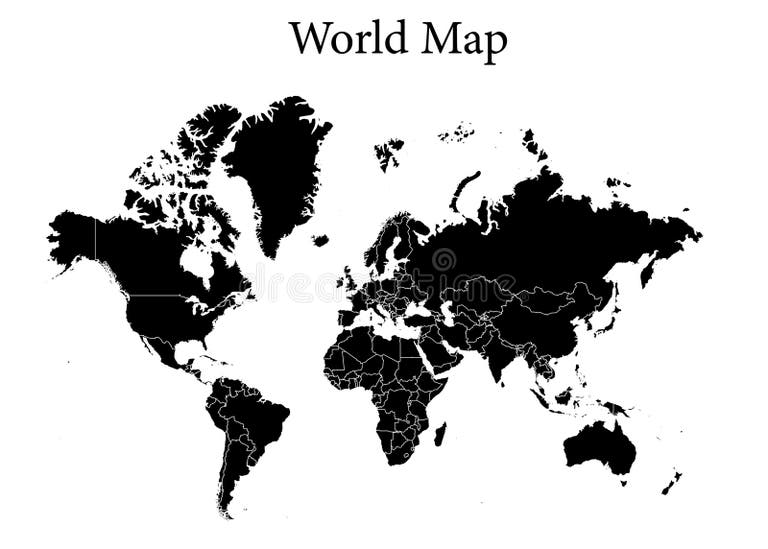 World Map Accurate Stock Illustrations – 1,295 World Map Accurate Stock ...