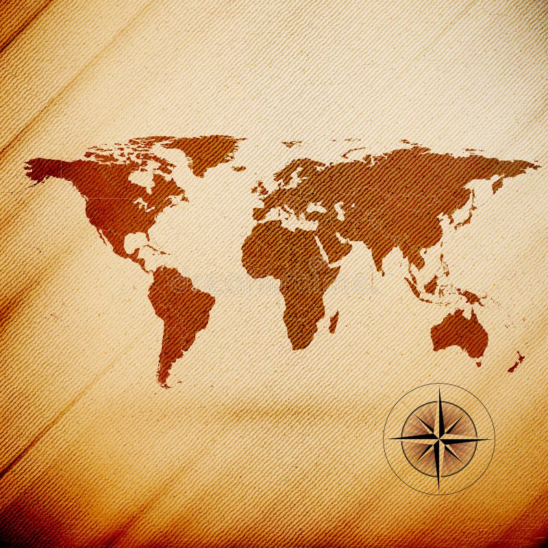 World Map, Wooden Design Texture, Vector Stock Vector - Illustration of ...