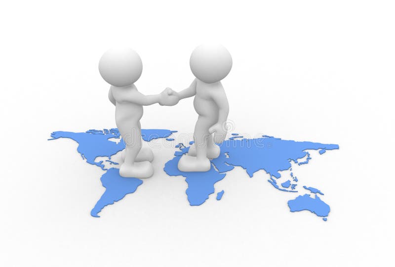 Nations helping each other stock illustration. Illustration of hands ...