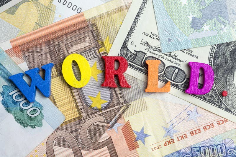 The world and money. stock photo. Image of wallpaper - 84552150