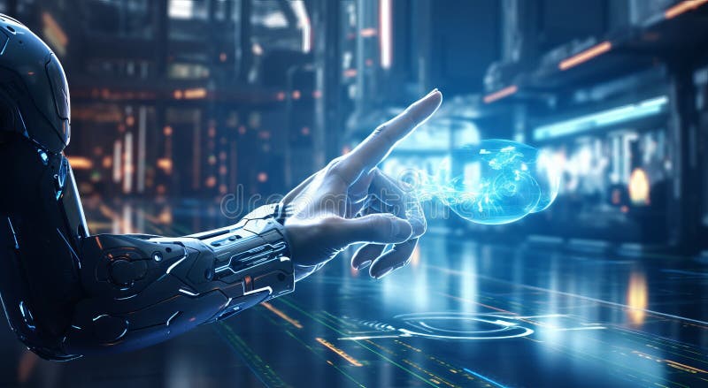 The World is Moving Towards Artificial Intelligence Stock Image - Image ...