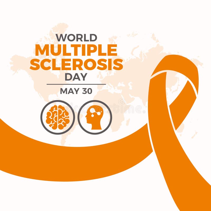 World Multiple Sclerosis (MS) Day Poster Vector Illustration Stock ...