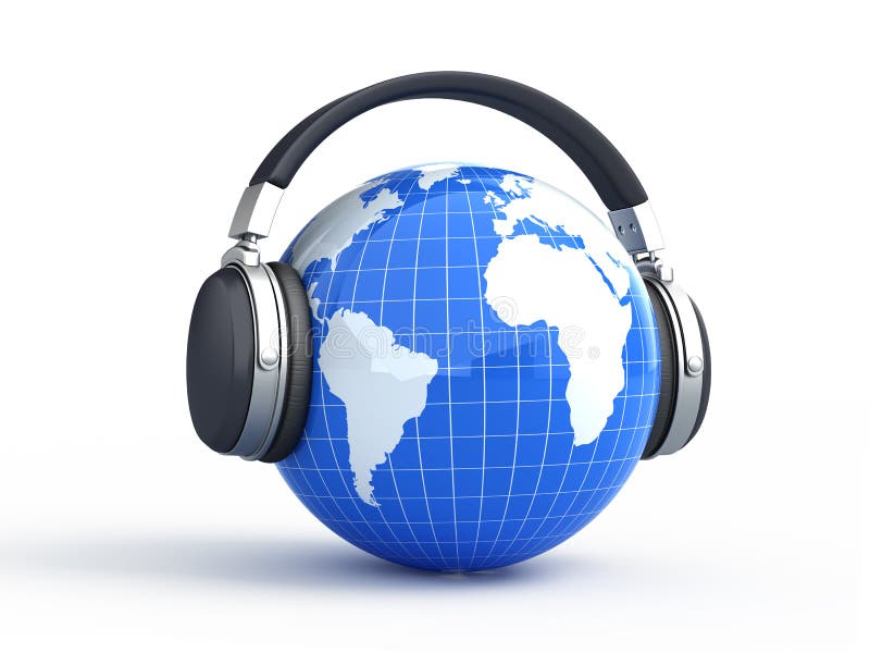 World Music Earth Notes stock vector. Illustration of world - 3224986