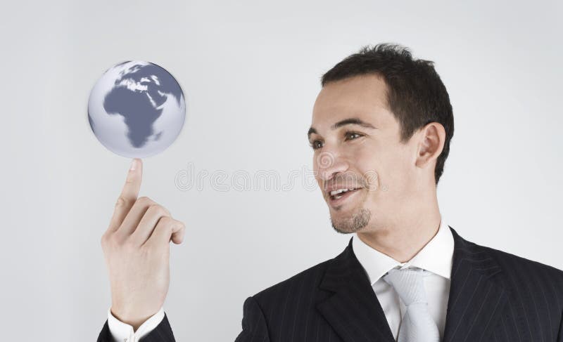 The World at Your Finger Tips Stock Image - Image of choices, marketing ...