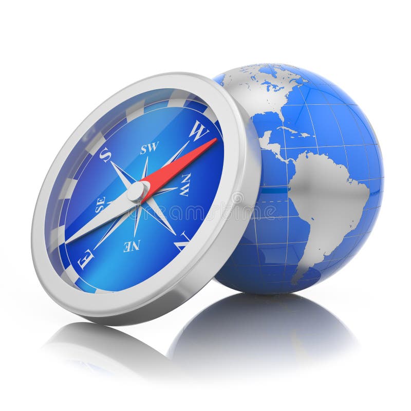 World navigation concept stock illustration. Illustration of digitally ...