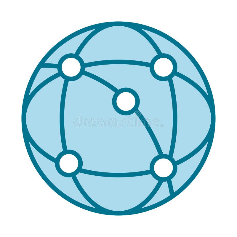 World network connection stock vector. Illustration of isolation ...