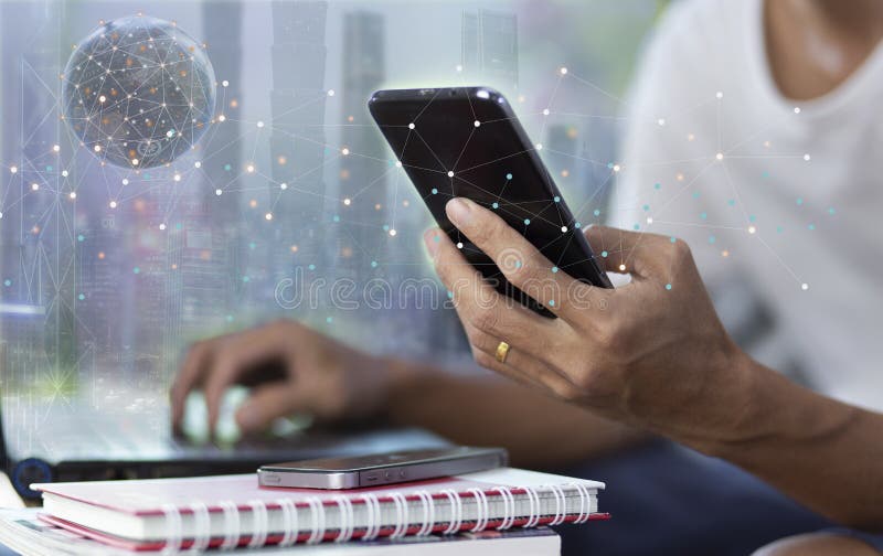 World Network Digital Data and Searching Big Data Link Connection and ...