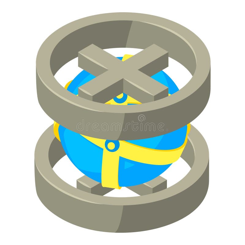 World Network Icon Isometric Vector. Globe Icon and Plus Sign Across ...