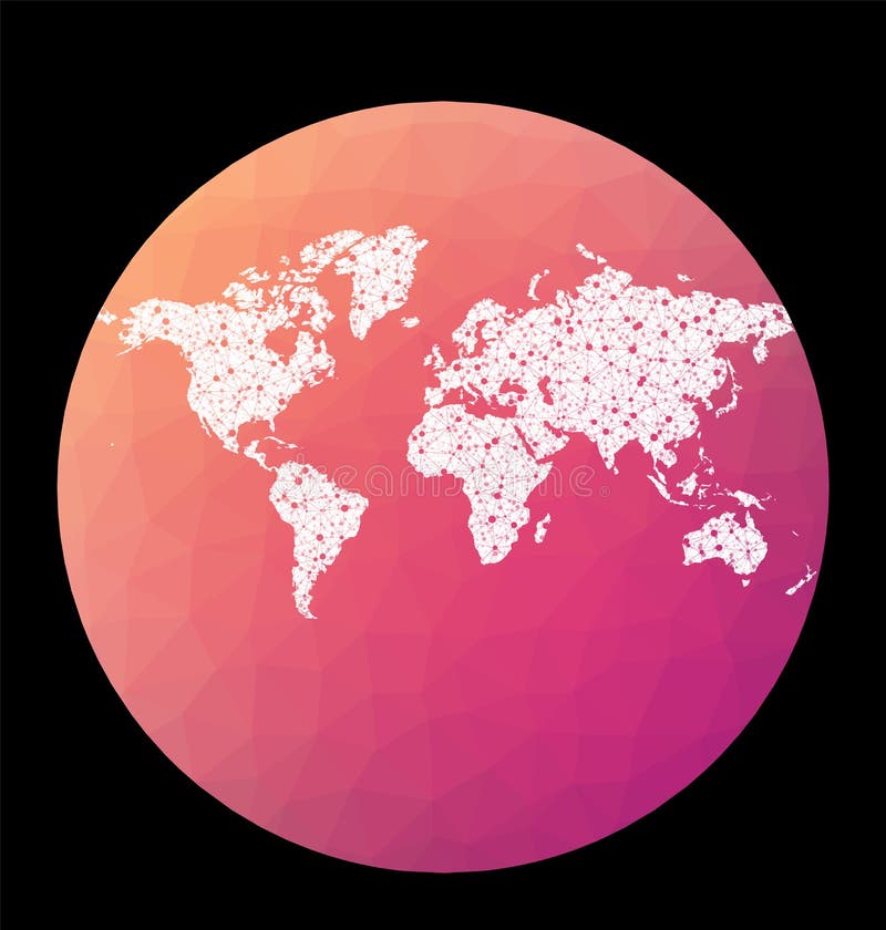 World network map. stock vector. Illustration of abstract - 177793532