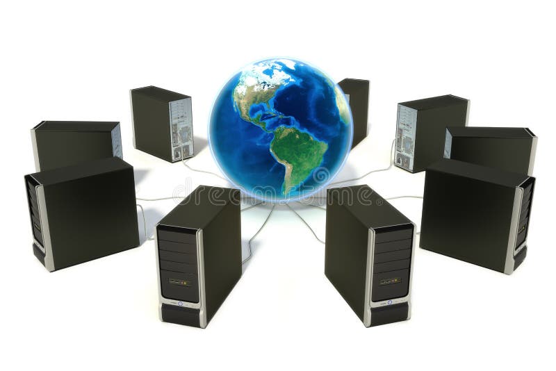 World networking stock illustration. Illustration of globe - 28736994