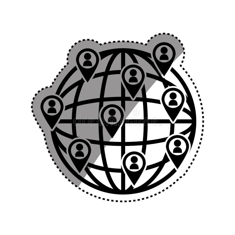 World Networking Connection Stock Vector - Illustration of innovation ...