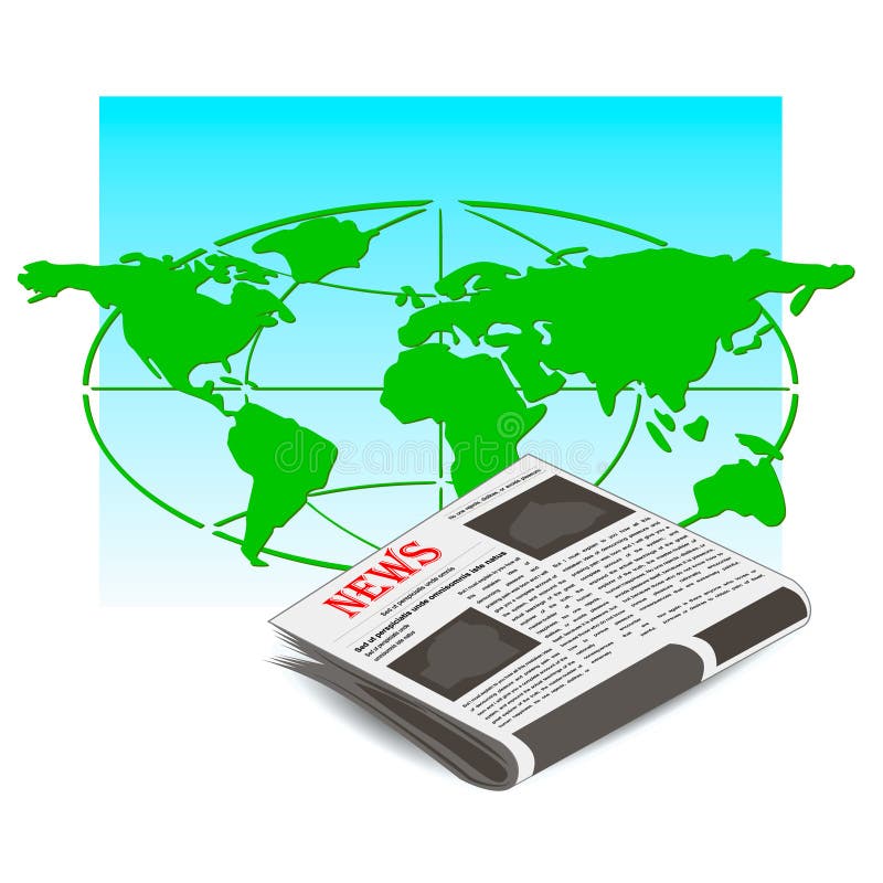 World news stock vector. Illustration of world, message - 36189214